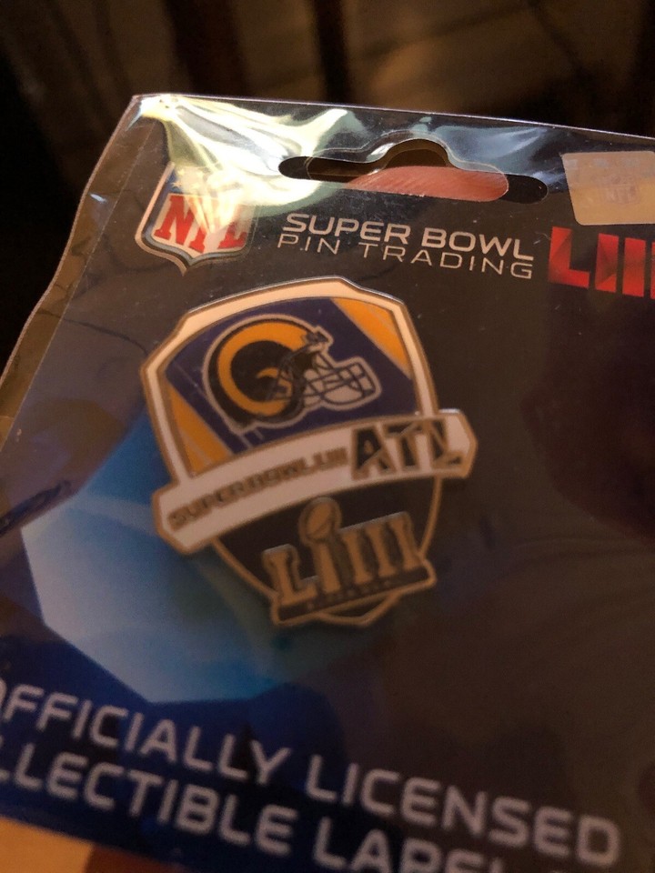 Los Angeles Rams Superbowl LIII Commemorative Lapel Pin | eBay