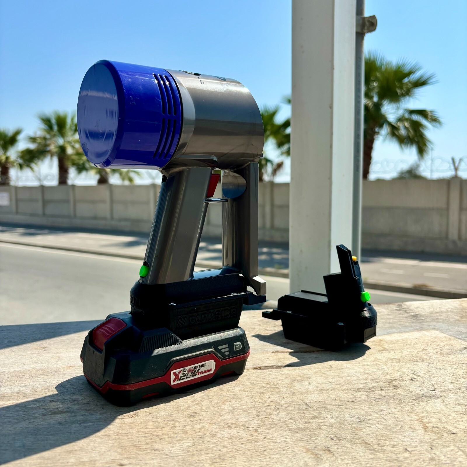 Dyson V6/V7/V8 Adapter To Parkside, Makita, Milwaukee, Dewalt Battery ...