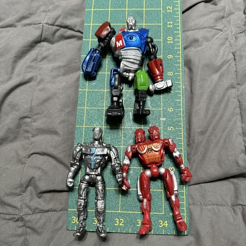 Real Steel Jakks Pacific figure Lot Metro Frankenstein Robot Boxer Twin ...