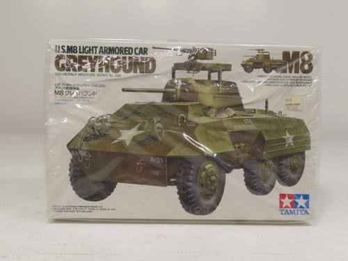 Tamiya 35228 U.S. M8 Light Armored Car Greyhound 1/35 Plastic Model Kit ...