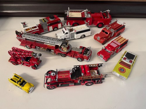 Vintage Fire Engine Diecast Corgi Matchbox Ertl Large Lot | eBay