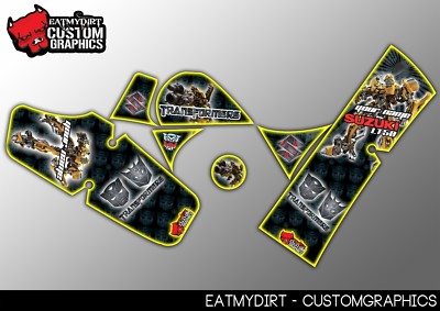 FOR SUZUKI LT50 TRANSFORMERS CUSTOM GRAPHICS LT 50 ATV QUAD MX | eBay