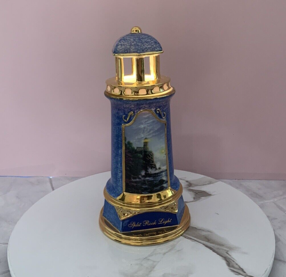 Vintage 2004 Thomas Kinkade Light Up Lighthouse Night The Village