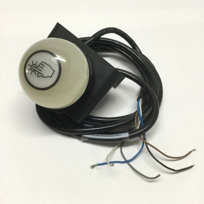 Banner K50ABTXGHQ EZ-LIGHT Illuminated Touch Button Switch, Green, NO ...