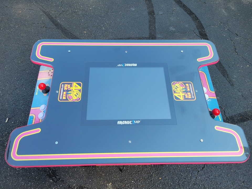 Ms. Pac-Man Head-to-Head Arcade Machine Table Arcade1Up w/ FOUR Arcade ...