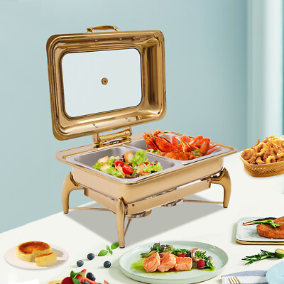 9 L Chafing Dish Buffet Set for Catering Parties Buffets Stove Heat ...