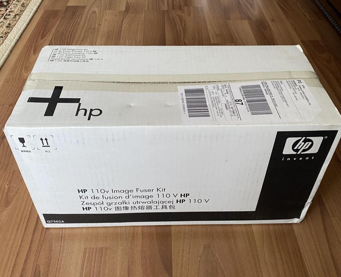 Genuine HP Q7502A 4700 IU 110V Image Fuser Kit Unit New Sealed in Box ...