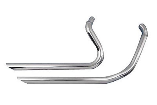 Wyatt Gatling Exhaust Drag Pipe Set Down Slash Shorty fits Harley ...