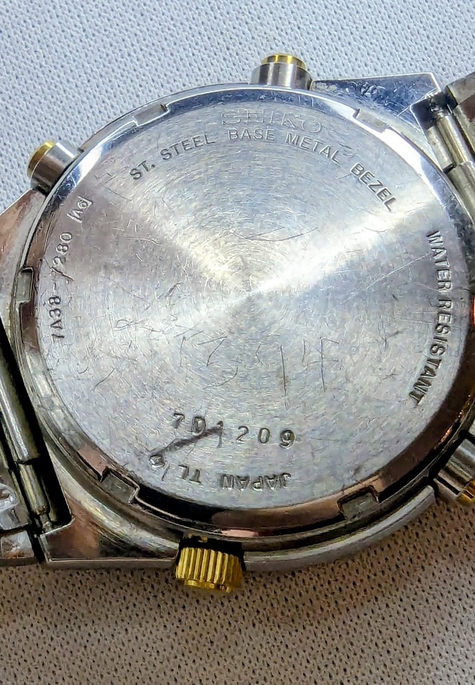 1987 Vintage Lefty Seiko Chrono 7A38-7280. Runs Great, Looks Amazing ...