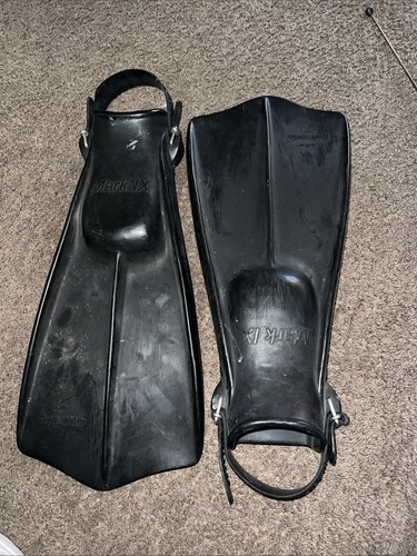 amf swimaster mark IX vintage swim fins eare | eBay