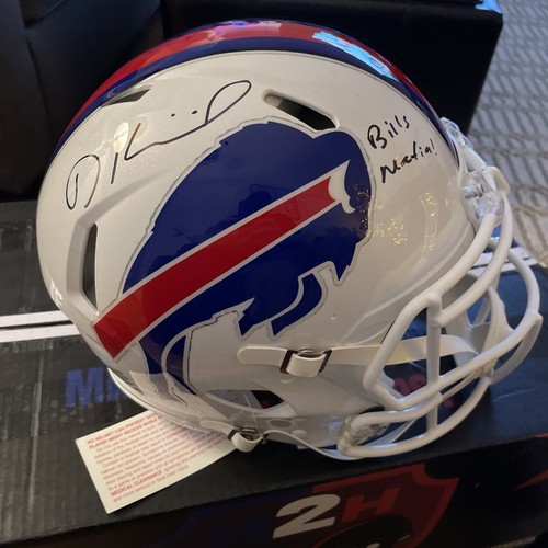 Dalton Kincaid Buffalo Bills Full Size Authentic Helmet Fanatics Bills ...