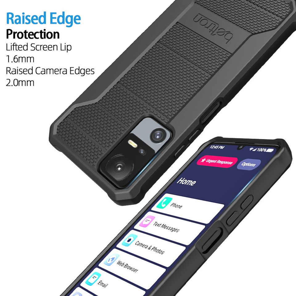 BELTRON Lively Jitterbug Smart 4 Slim Protective Grip Case (TCL 40XL ...