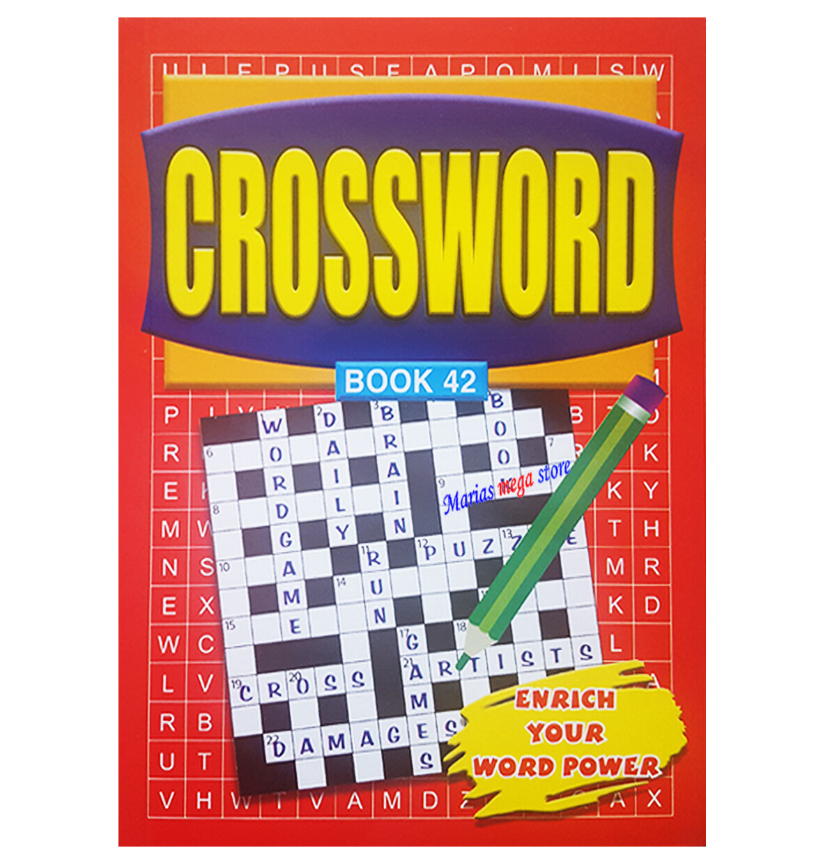 A5 MEGA CROSSWORD PUZZLE BOOKS BOOK KIDS ADULTS 149 - 596 PUZZLES BRAIN ...