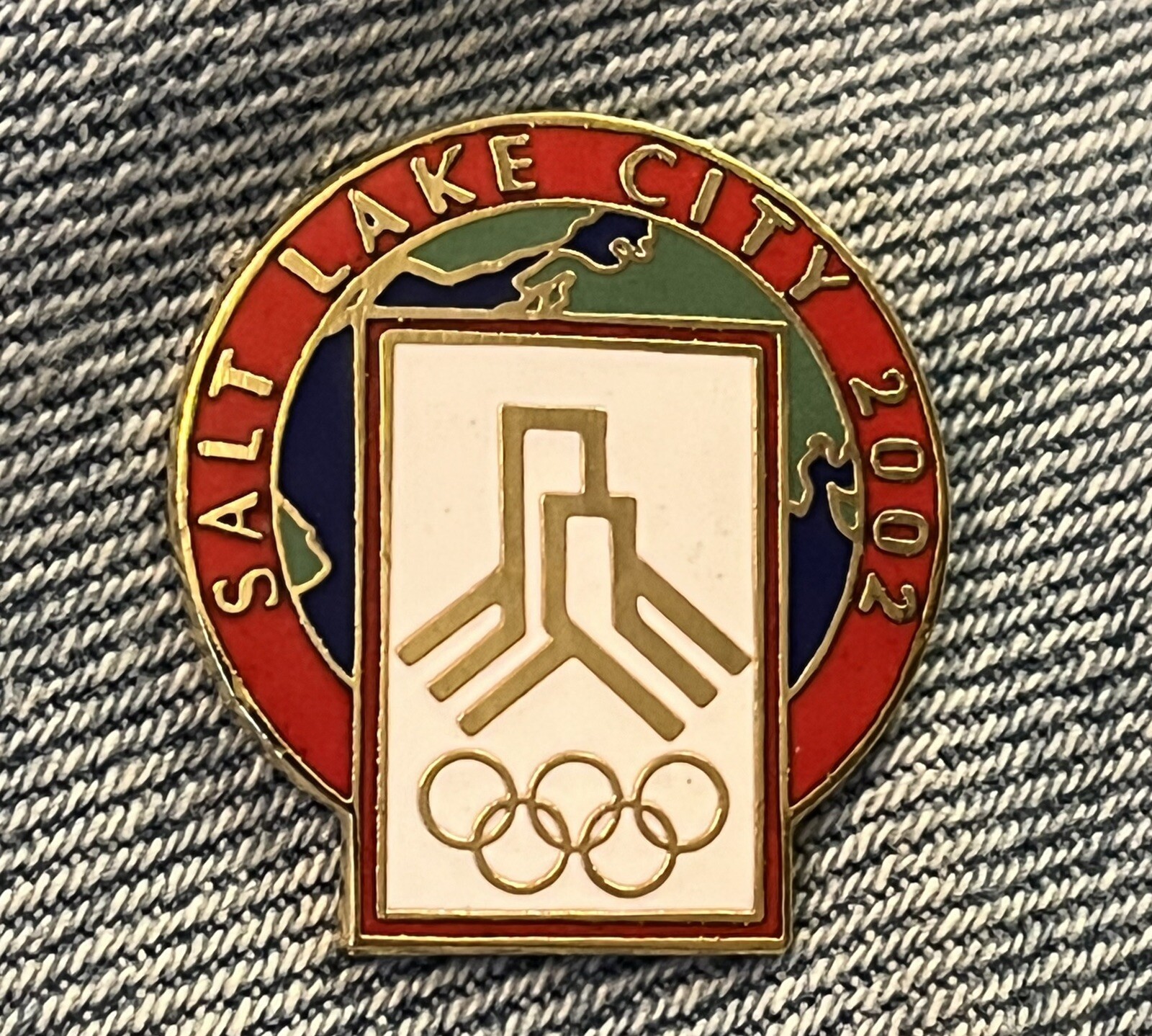 2002 SLC Olympic Pin ~ Salt Lake City Winter Games ~ Bid Logo by HoHo ...