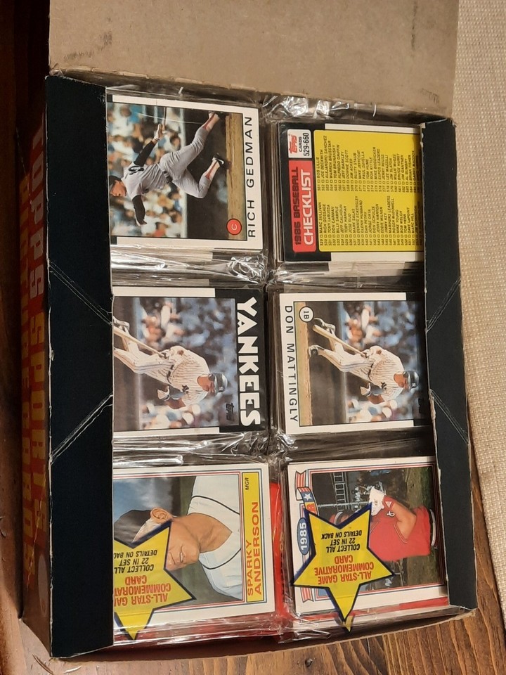 LOT of (20) 1986 Topps Baseball Rack Packs w/ Don Mattingly on Top ...