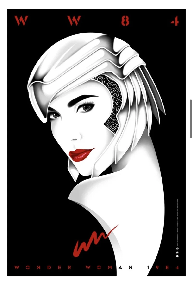 Wonder Woman Pop Art Black And White