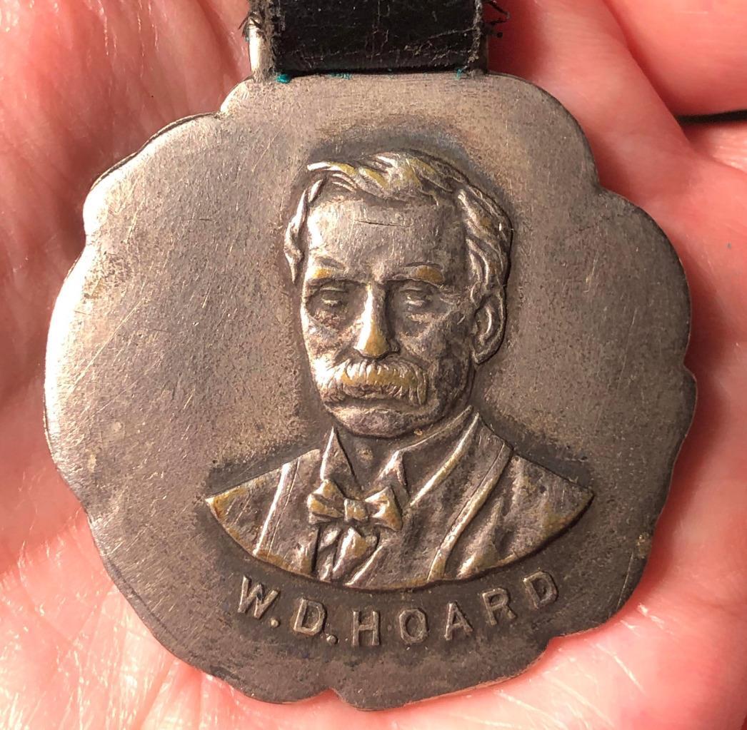 ADVERTISING "W.D. HOARD - HOARD'S DAIRYMAN JUNIORS CLUB BADGE" WISC ...