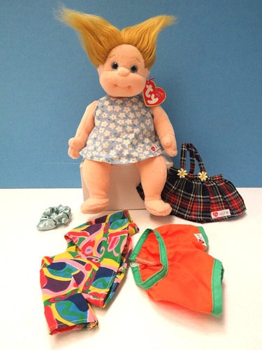 9" Ty Beanie Kid Precious with 3 Outfits | eBay