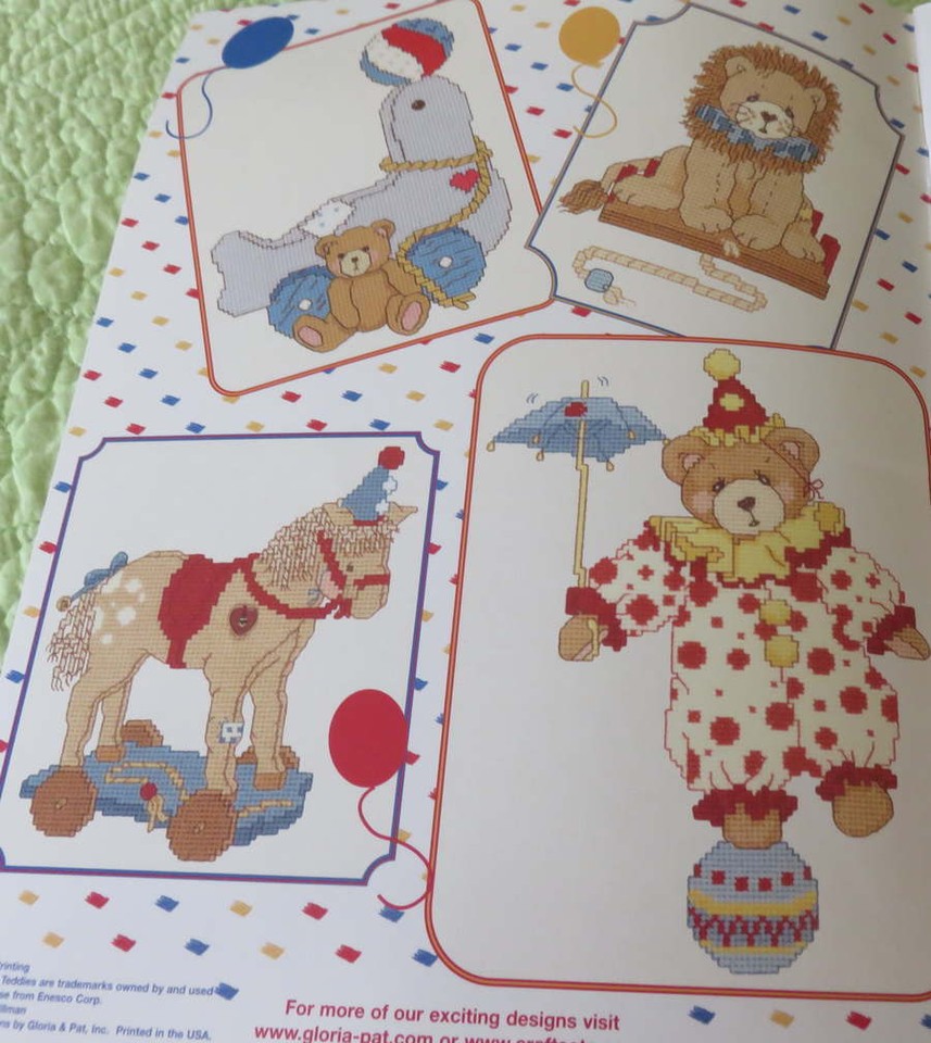 Mixed LOT Cross Stitch Chart Sue Dreamer Baby Cherished Teddies Circus ...