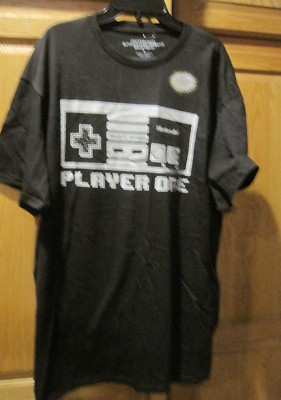 Official Nintendo Player One Controller T-shirt~Mens Large~New~LBDC9 | eBay