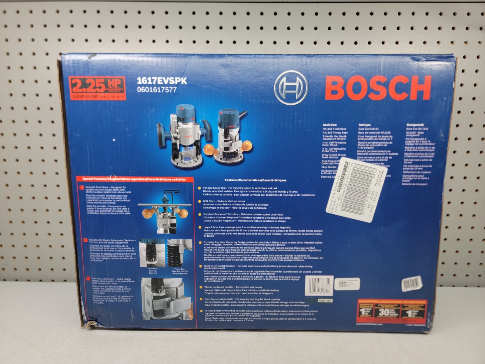 Bosch 1617EVSPK Plunge and Fixed-base Router Kit for sale online | eBay
