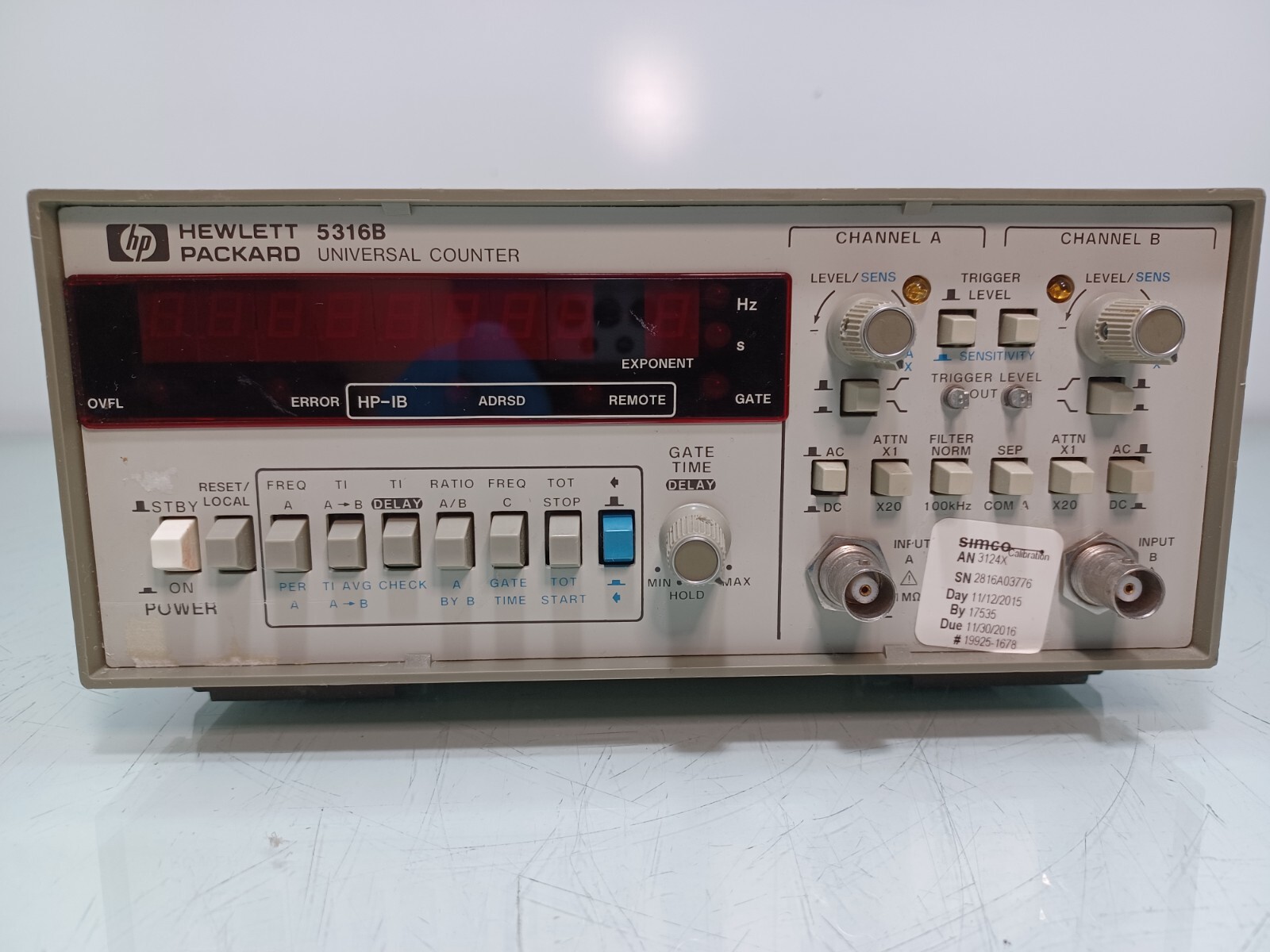 Agilent HP Keysight 5316B Universal Counter With Option 001 for sale ...