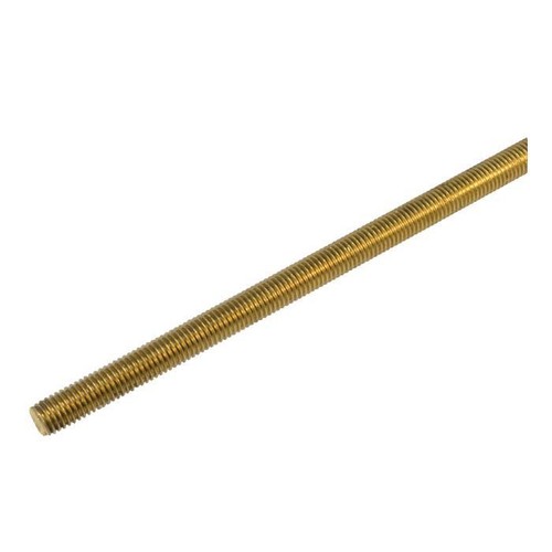 Pack of 3 Brass M8 x 1.25p x 1 Metre Allthread Metric Threaded Bar Rod ...
