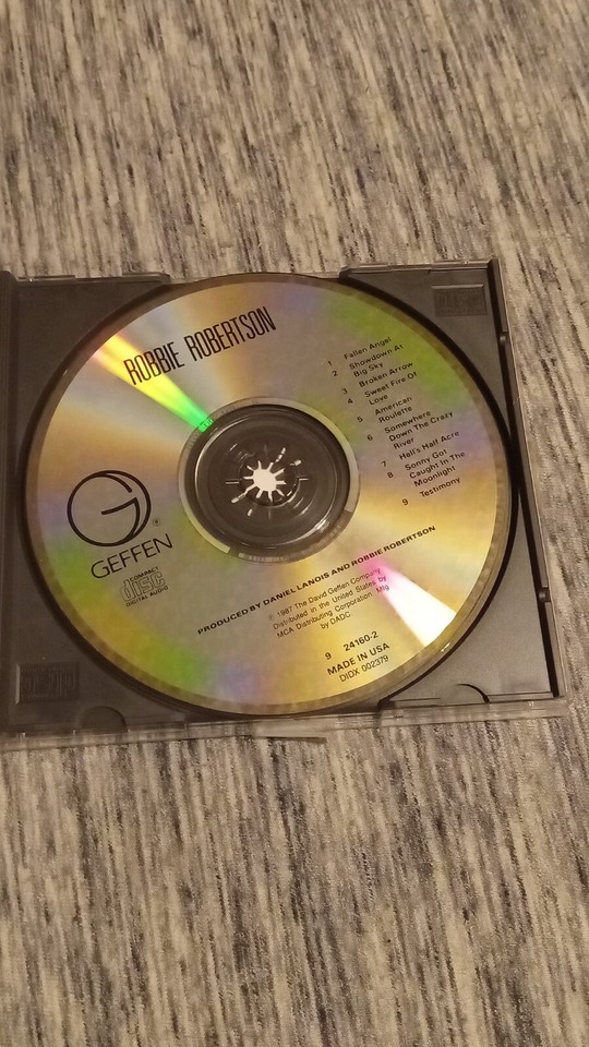 Robbie Robertson Self Titled Rare Geffen OOP The Band Very Good D 53 | eBay