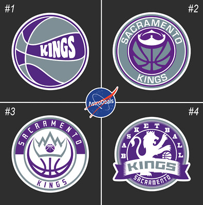 Sacramento Kings Basketball Team Logo NBA Sticker Decal Vinyl *Size: 3 ...