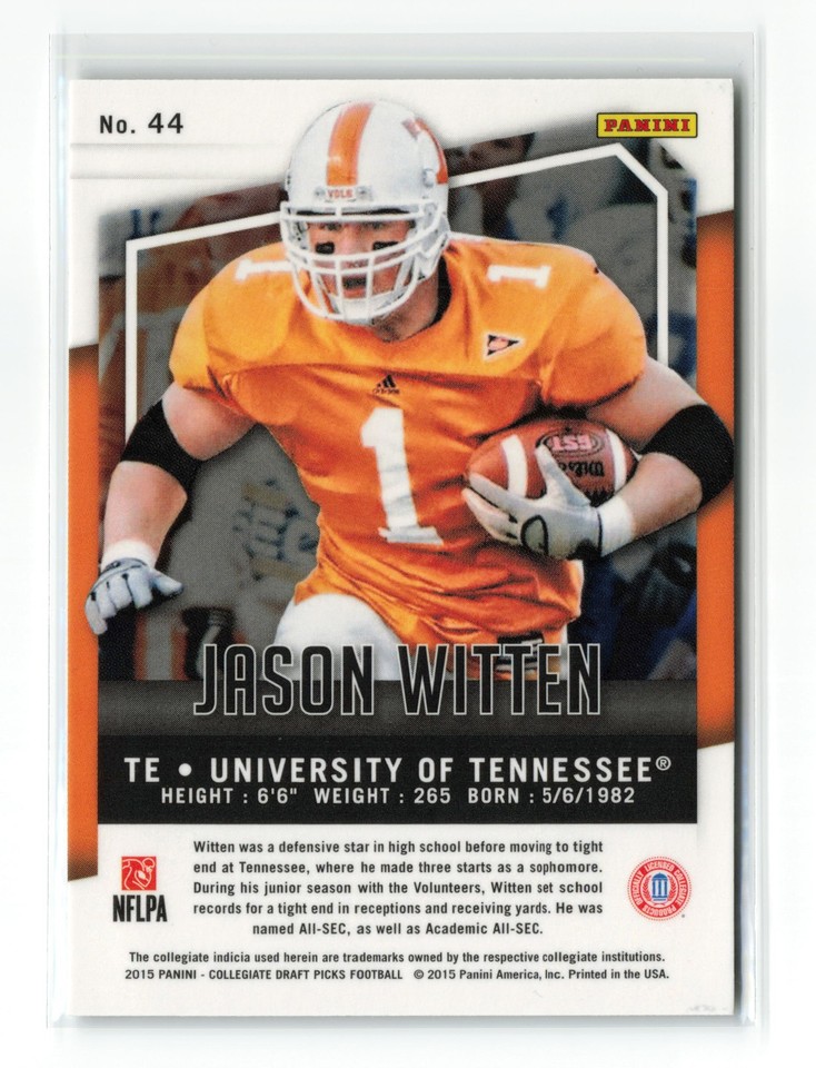 2015 PANINI PRIZM DRAFT JASON WITTEN #44 READ | eBay