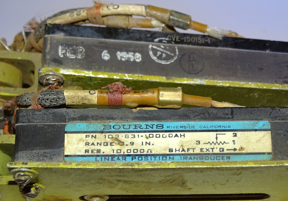 Vintage Military Aircraft Aviation Parts LOT of 5 Actuator Trim Bourns ...