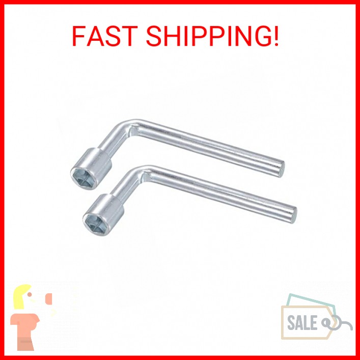uxcell 10mm Metric L Shaped Angled Open Hex 6 Point Socket Wrench ...