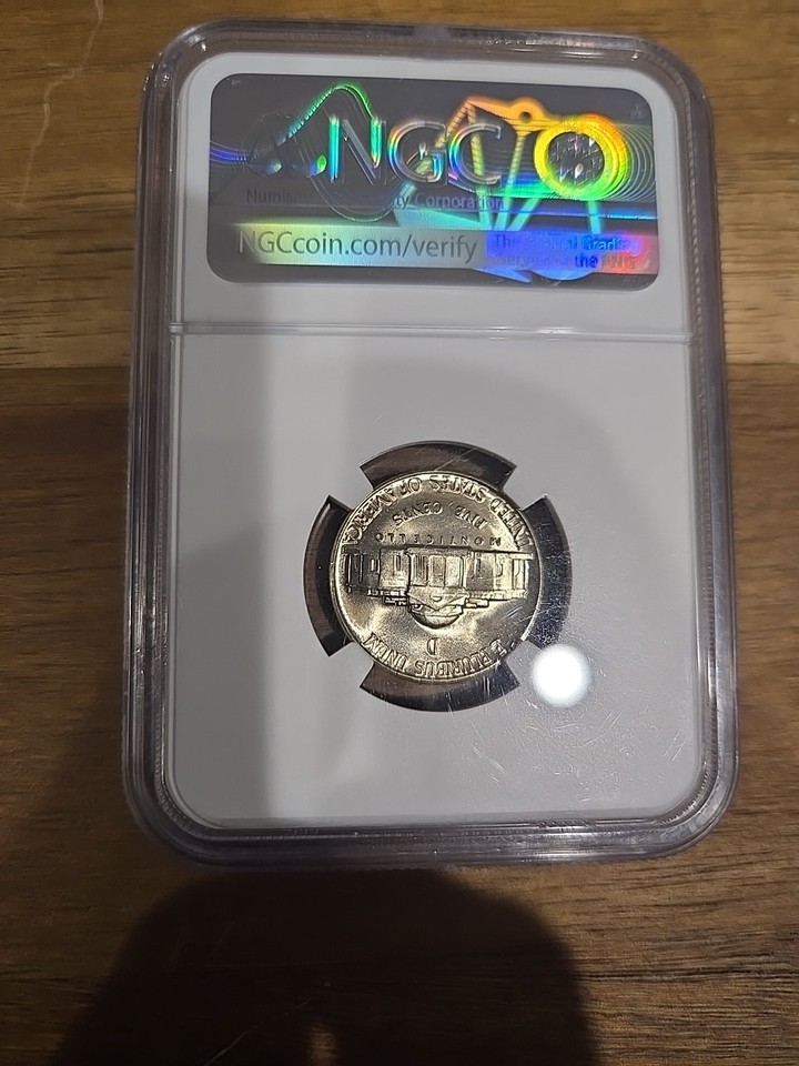 1943 D 5C MS 66 6FS NGC Graded Coin Jefferson WWII War Nickel | eBay