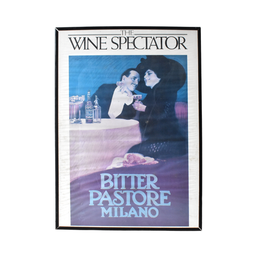 The Wine Spectator "Bitter Pastore Milano" Poster | eBay