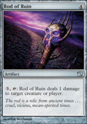 Rod of Ruin Light Play, English Magic the Gathering MTG 9th Edition | eBay