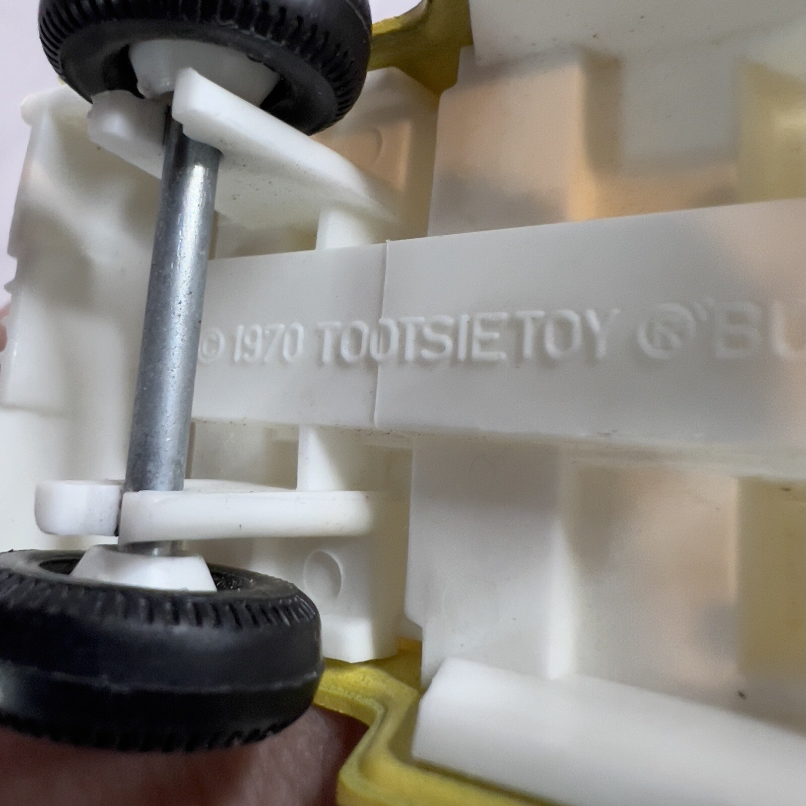 *1970 Tootsie Toy Die Cast Yellow #1290 Buzy Bee Bus Excellent Cond | eBay