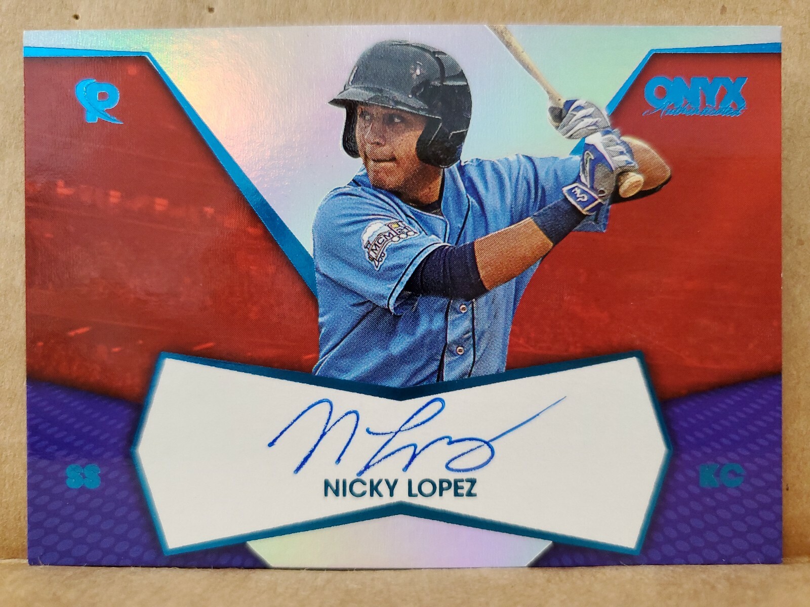NICKY LOPEZ 2017 Onyx Authenticated Platinum Elite Premiere Autograph ...