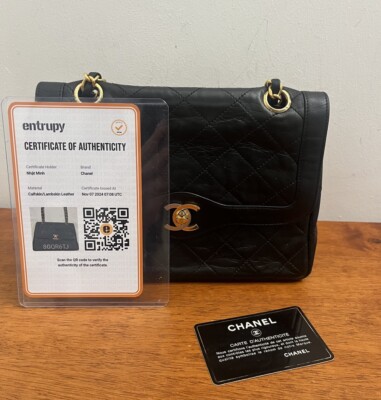 Entrupy Certified Limited Edition Vintage Chanel Classic Bag | eBay