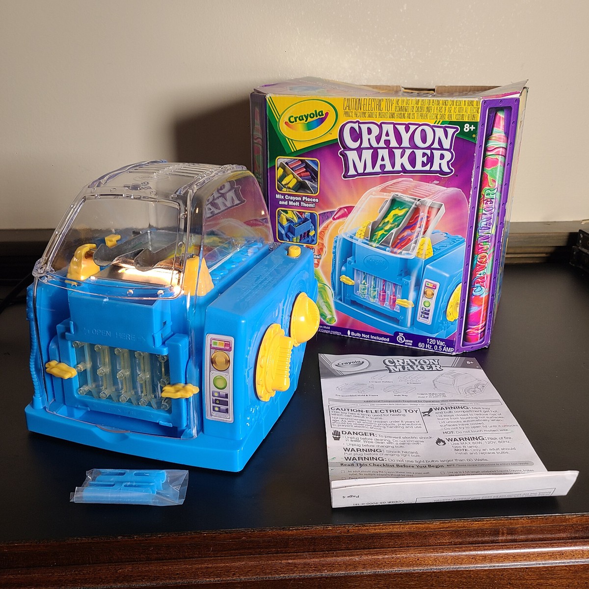 Melting Crayons Blue