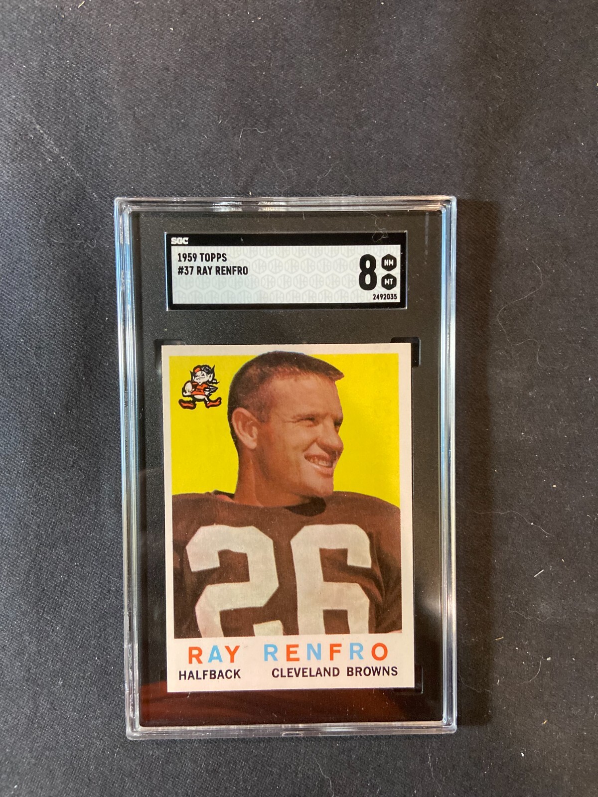 Read description--1959 Topps Football #37 Ray Renfro graded 8 | eBay
