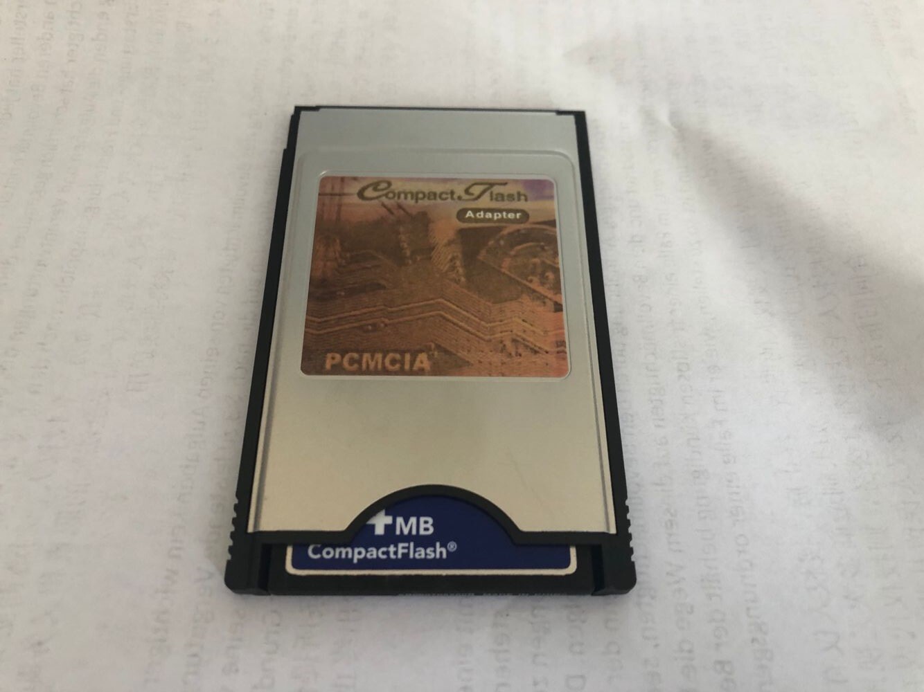 CompactFlash 64MB CF with Compact Flash Card adapter SanDisk 64M PC ...