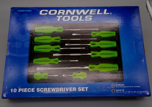 Cornwell Tools 10pc. Screwdriver Set Green | eBay