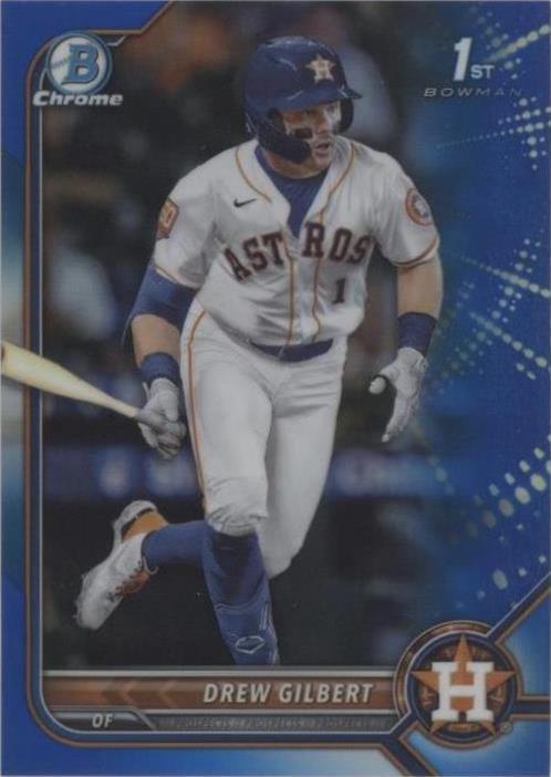 2022 Bowman Draft - Chrome Drew Gilbert #BDC-152 Blue Refractor /150 ...