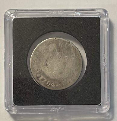 1764 MEXICAN ONE REALE ~ MEXICO ~ SILVER ~ MO PILLAR ~ 2x2 Air-tite ...