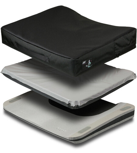 Jay J2 Pre-Contoured or Positioning Foam Wheelchair Cushion 2103MJ ...