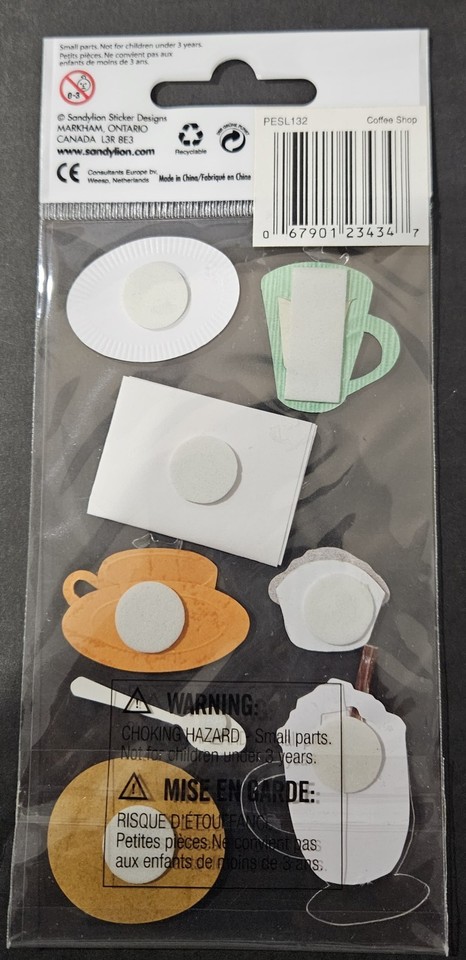 Sandylion Essentials Stickers - Coffee Shop | eBay