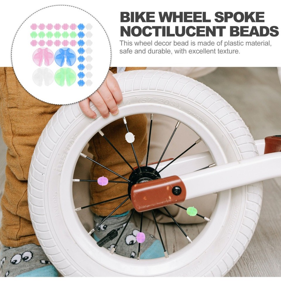 2 Packs of Wheel Spoke Bead Decor Beads Bike Decorating Bike Supply | eBay Australia