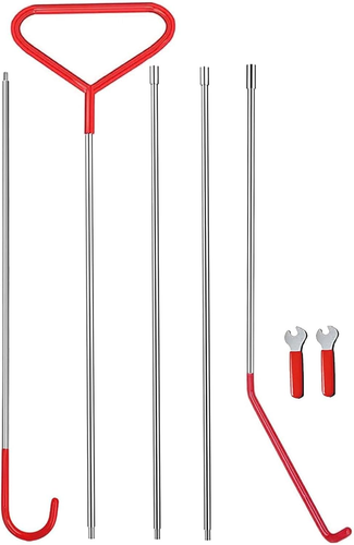 67" Long Reach Tool Car Emergency Kit Pull Hook J-Hook Kit Vehicle 5Th ...