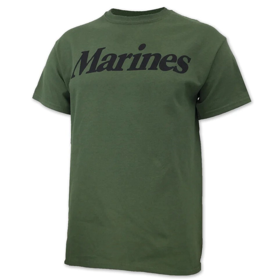 Marines OD Green T-shirt - USMC Shirt - Marine Corps Olive Drab ...