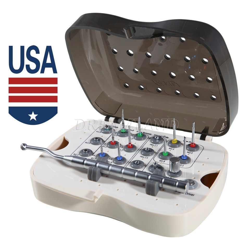 US NeoBiotech Compatible Dental Implant Screw Removal Kit Surgical Tool ...